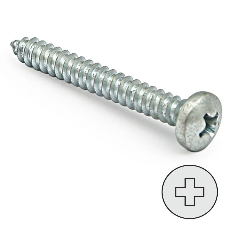 tornillo rosca metal din 7981 zincado larg.r/chapa 22mm ø rosca chapa 4 ...