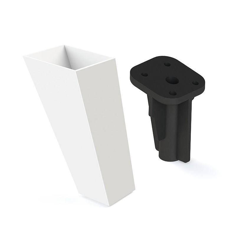 pata plástico modelo faster acabado blanco